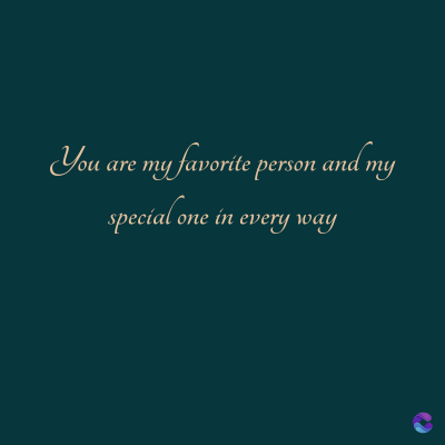 My Favourite Person Quotes