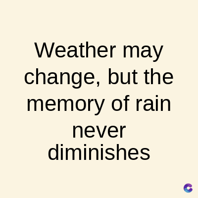 Weather Sad Quotes